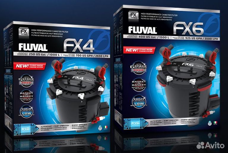Внешний фильтр fluval-FX 4