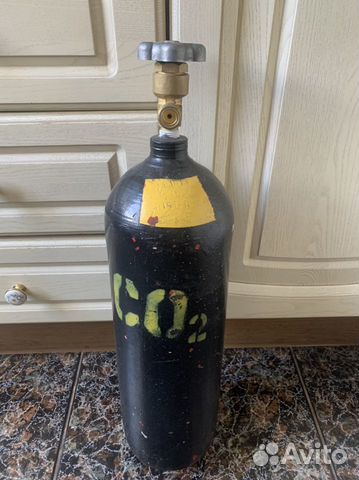 Баллон со2 доя морского или пресноводного аквариум