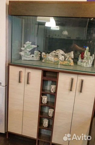 Аквариум с тумбой на 250л