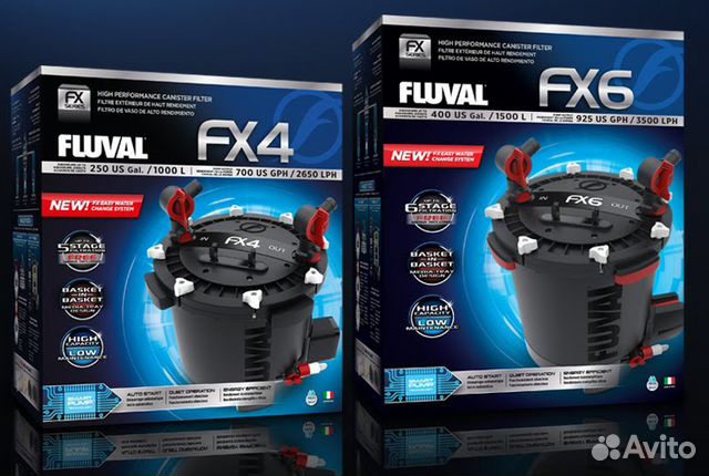 Внешний фильтр fluval-FX 4
