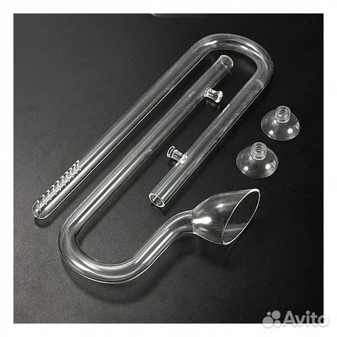Стеклянные трубки приток и отток Lily pipe 13мм