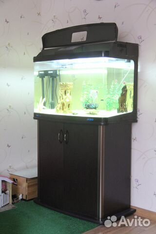Аквариум jebo 150 л с тумбой