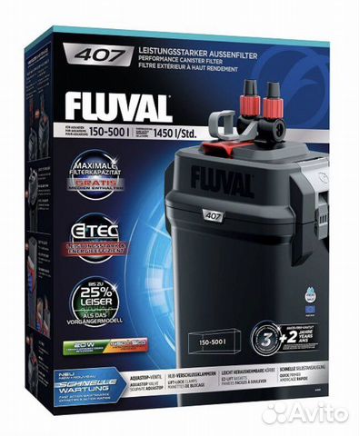 Внешний фильтр Fluval 407 новый