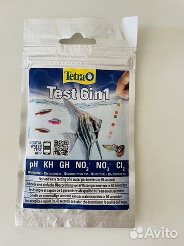 Тест 6 в 1 полоски для пресной воды, 10 шт