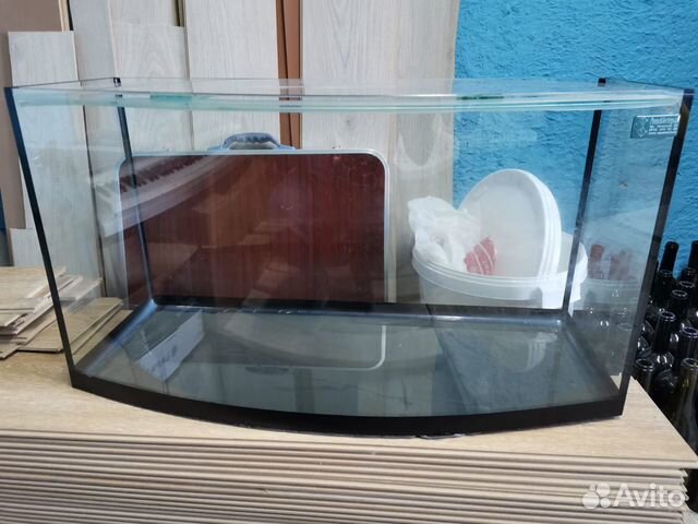 Аквариум панорамный фигурный AquaPlus 110л